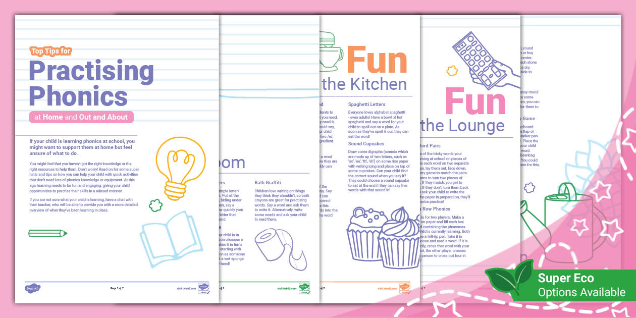 Top Tips for Practising Phonics at Home and Out and About