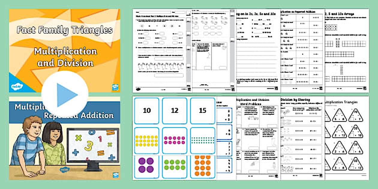 Google Classroom Year Three Multiplication and Division Pack