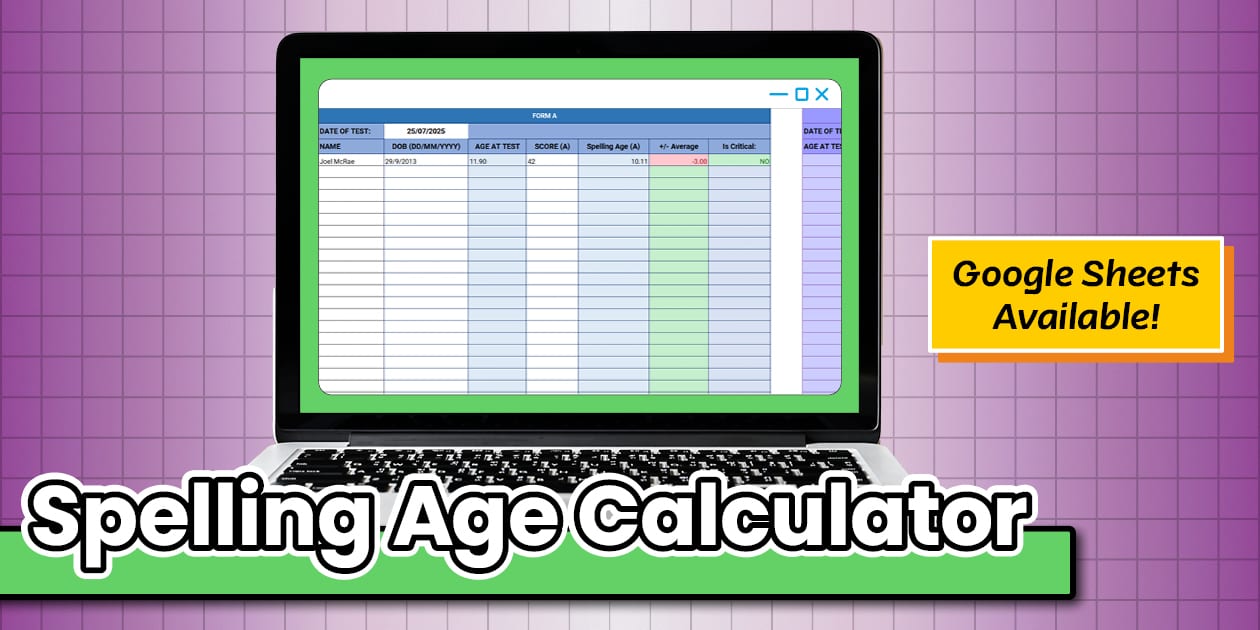 Spelling Age Calculator