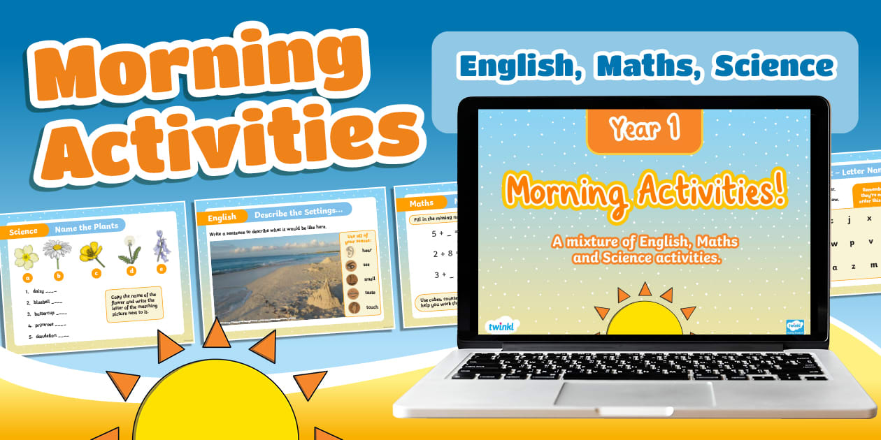 Morning Starters Year 1 | Morning Activities PowerPoint