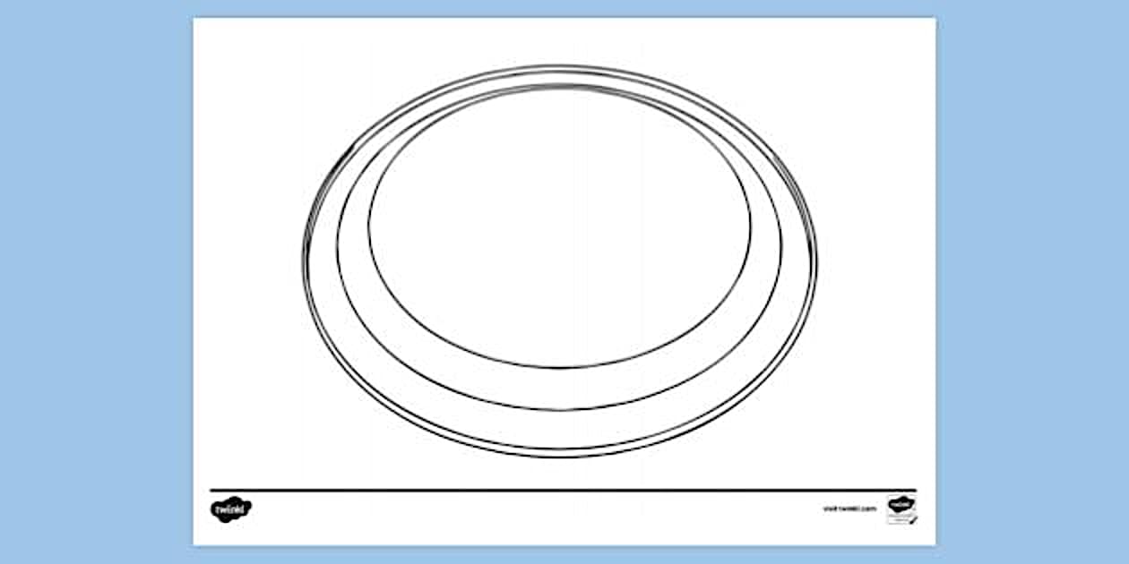 Paper Plate Back Colouring Sheet | Colouring Sheets - Twinkl