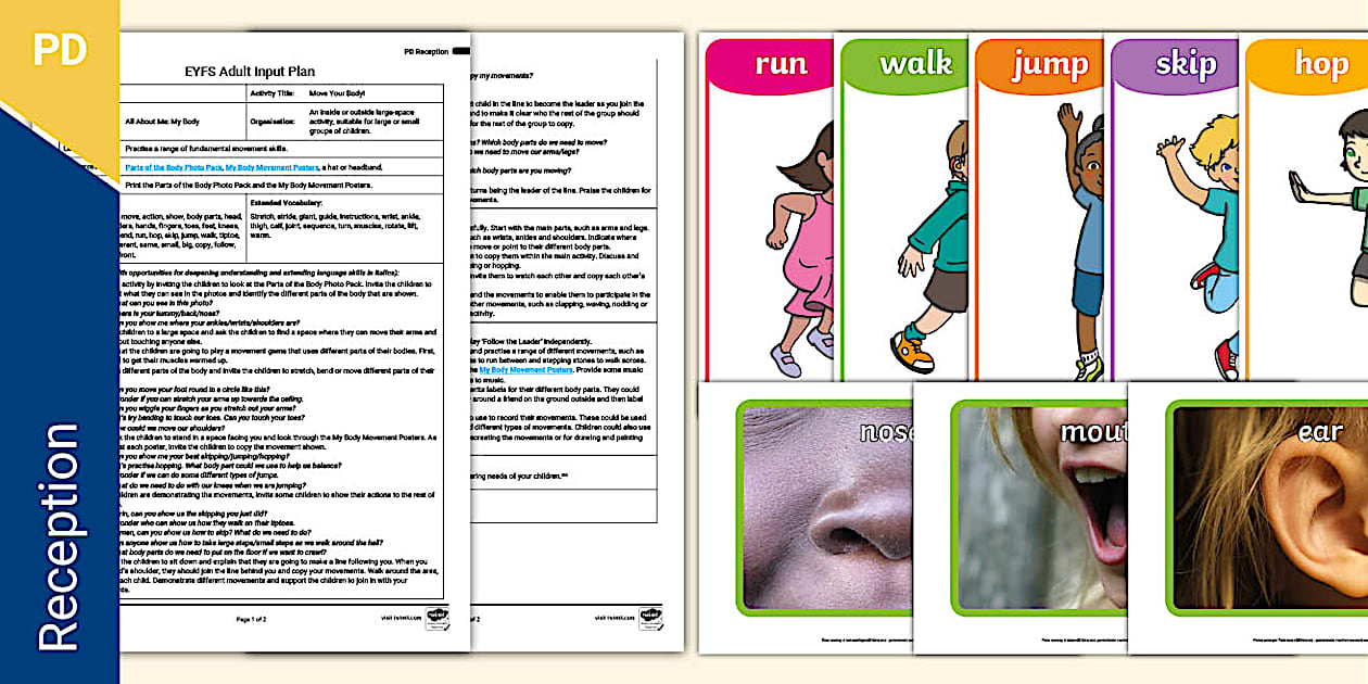 EYFS Move Your Body! Adult Input Plan and Resource Pack