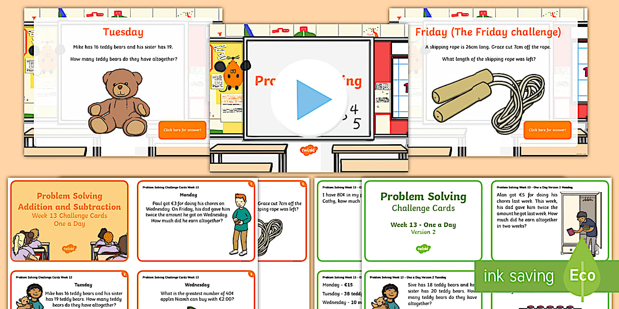 Week 13 - Problem Solving - One a day - Resource Pack