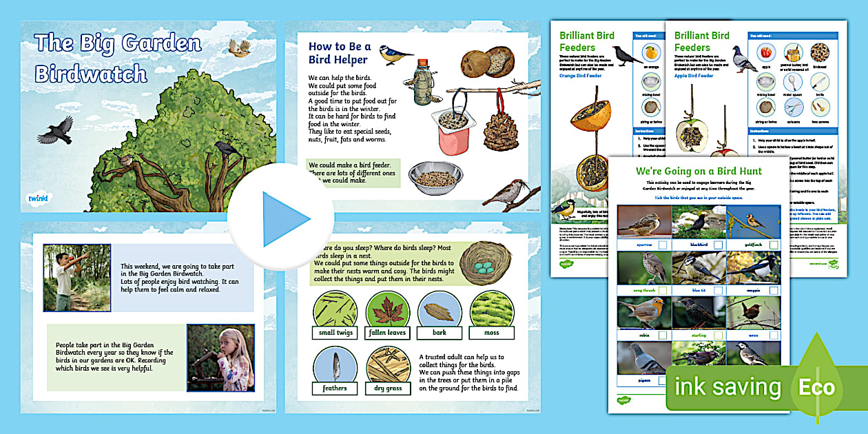 Event Resource: The Big Garden Birdwatch (teacher made)
