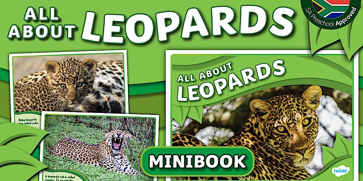 Preschool- African Animals - Mini Book - Leopard Facts