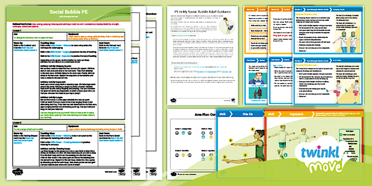 Socially Distanced Bubble PE Planning - LKS2 Circuit Training Unit Pack
