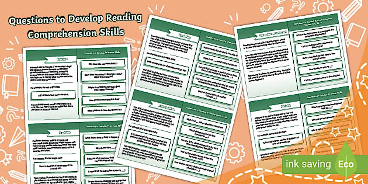 Questions to Develop Reading Comprehension Skills - Twinkl