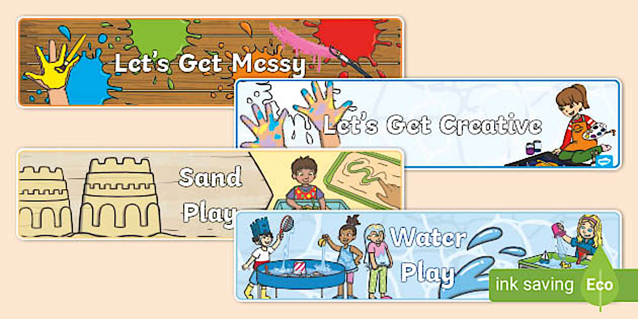 Rustic Classroom Banners Creative (teacher made) - Twinkl