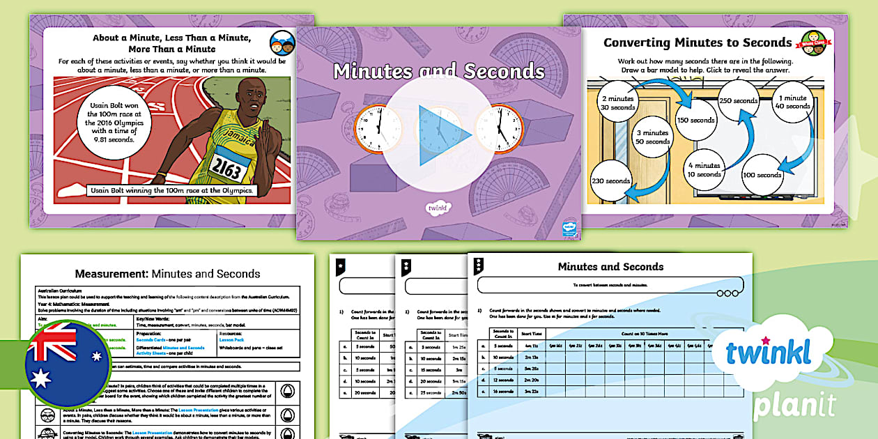 Year 4 Measurement: Time Units Lesson 1 (teacher made)