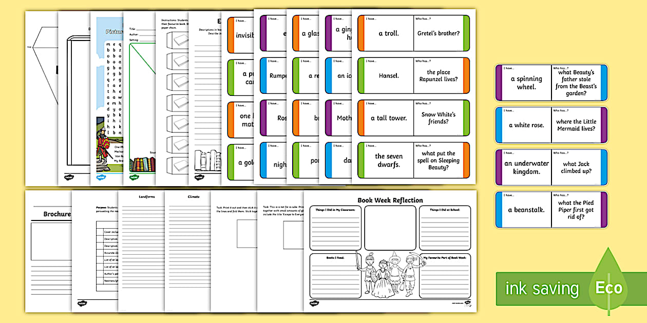 Book Week Junior Resource Pack (teacher made) - Twinkl