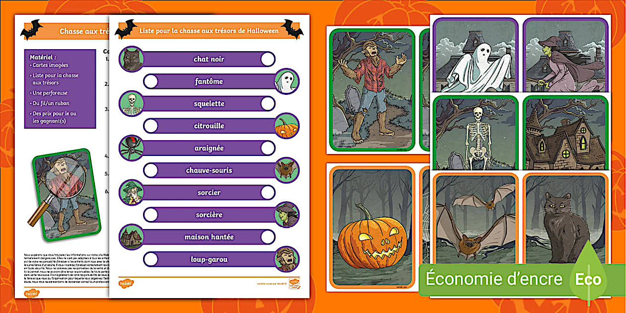 Chasse aux trésors de Halloween