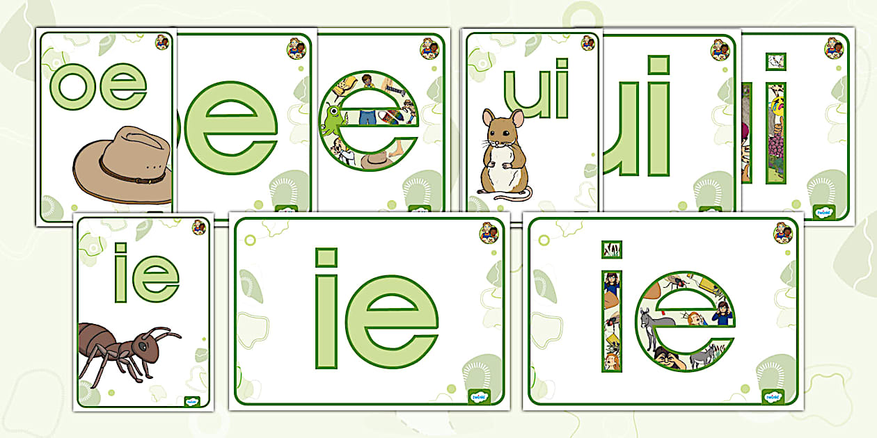 Graad 3 Klanke: Plakkate ie, oe, ui (teacher made) - Twinkl