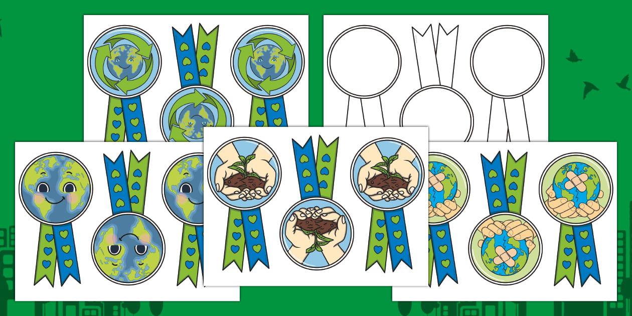 Earth Day Badges | Earth Day | Environment | Twinkl | KS1