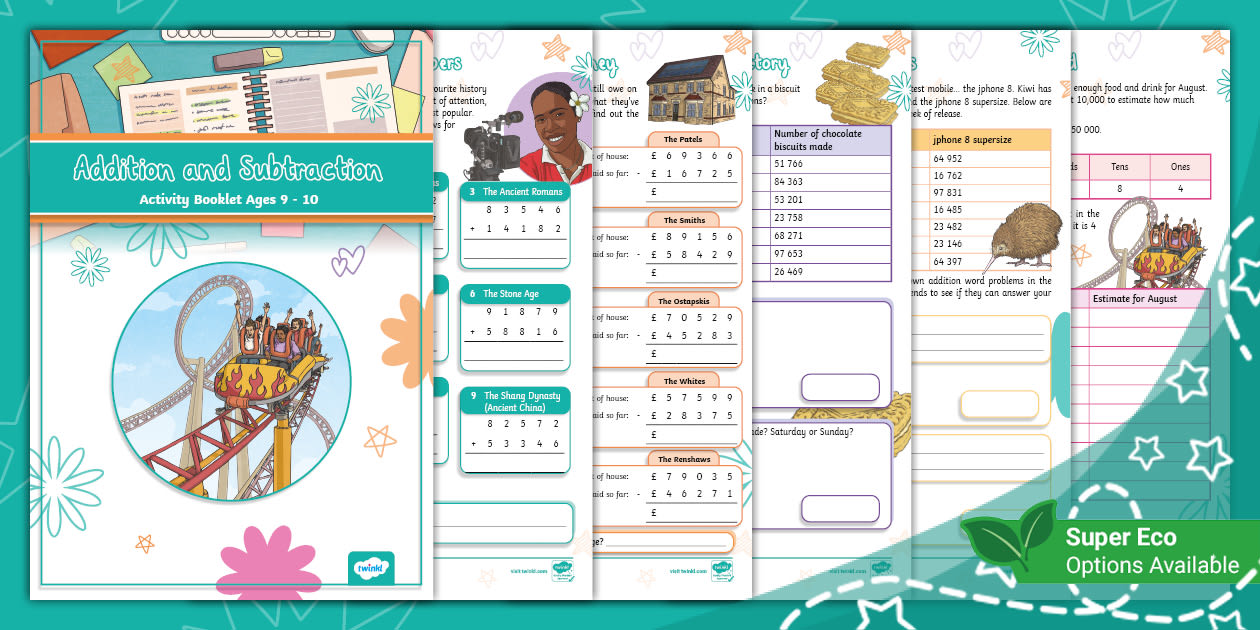 Year 5 Maths: Addition and Subtraction Activity Booklet