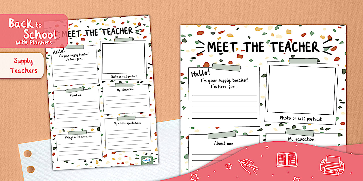 Meet the Teacher | Back to School for Supply Teachers | Spotty Boho