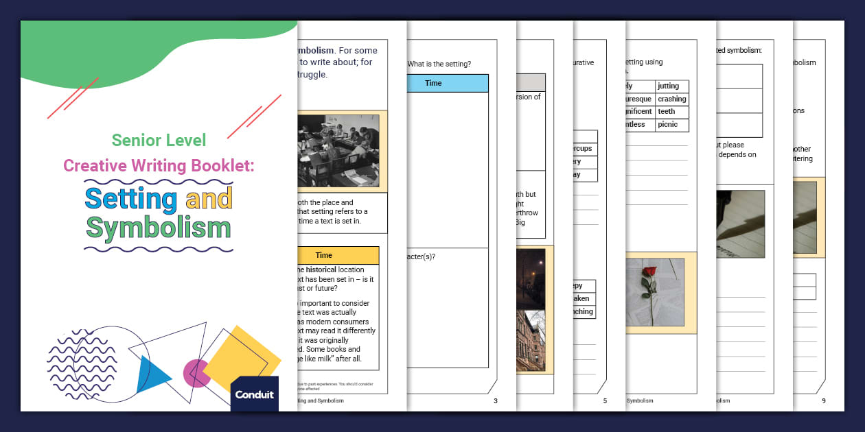 Senior Level Creative Writing Booklet: Setting and Symbolism