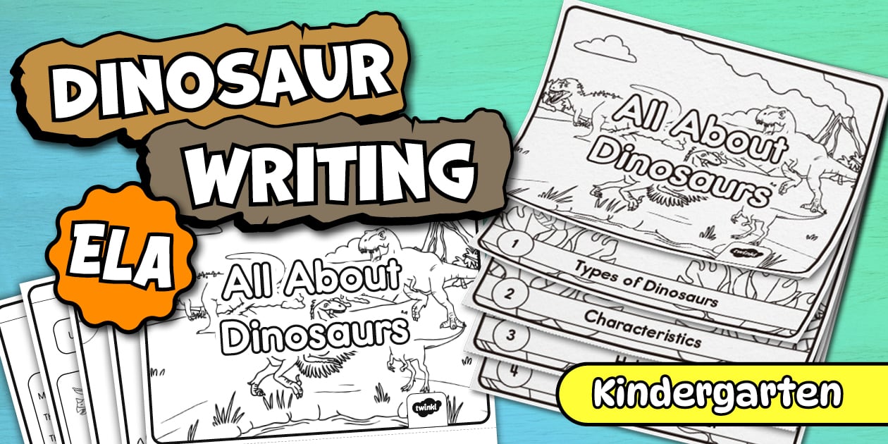 Dinosaur Flip Book Activity for Kindergarten | Twinkl USA