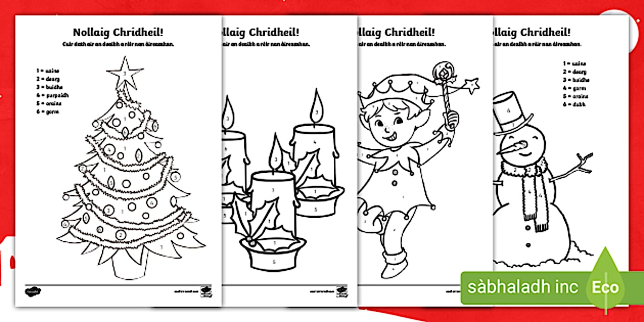 Nollaig Chridheil – Cur Dath le Àireamhan