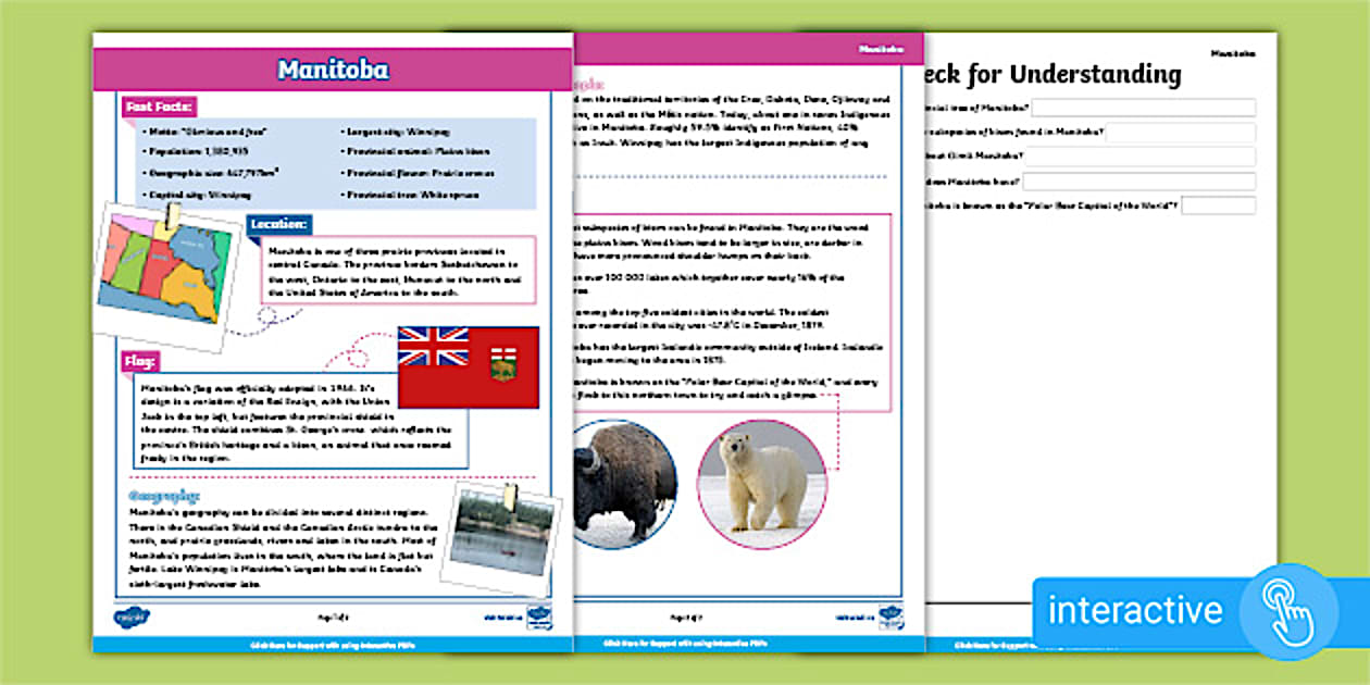 Manitoba Interactive Reading Comprehension - Grades 4-6