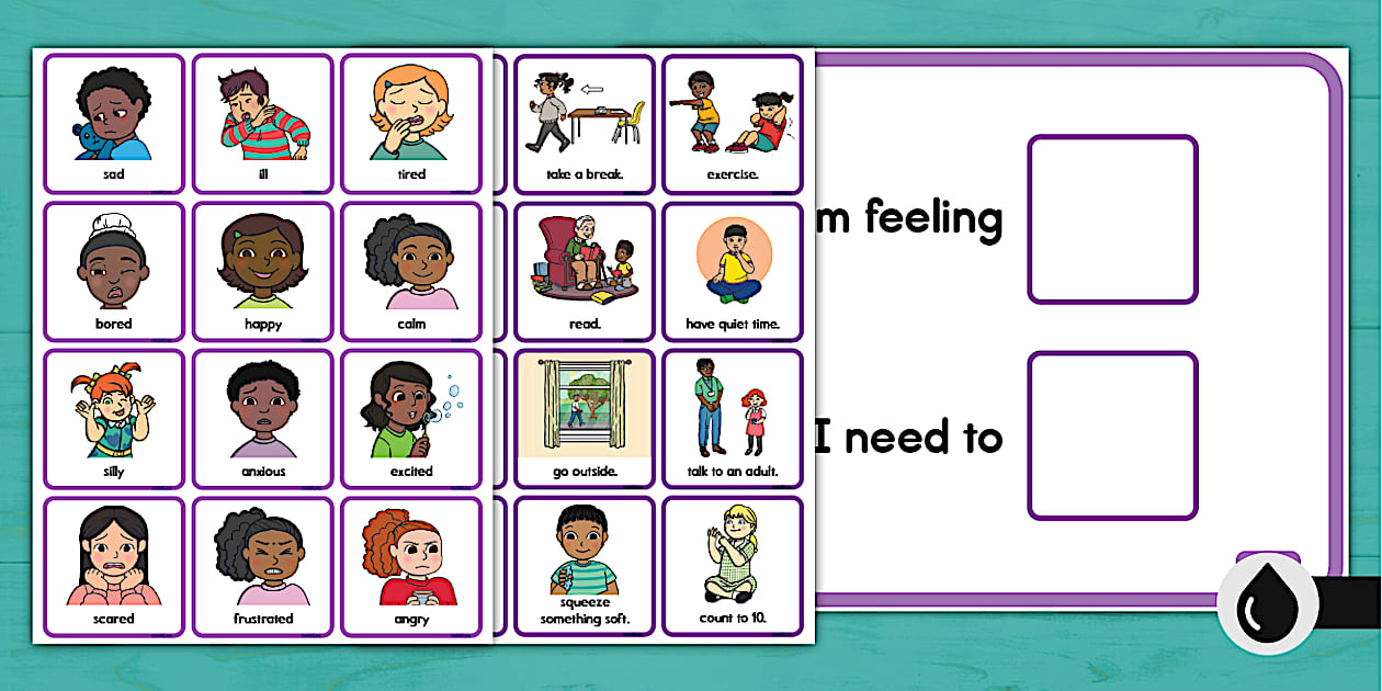 Self-Regulation Choice Board | Managing Emotions