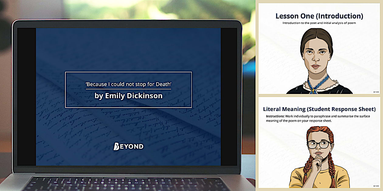 'Because I could not stop for Death' by Emily Dickinson (PowerPoint)