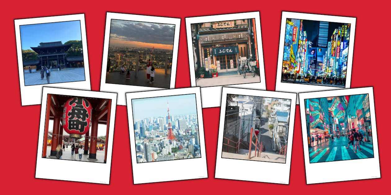 Tokyo Instant Photo Style Display Images - Twinkl