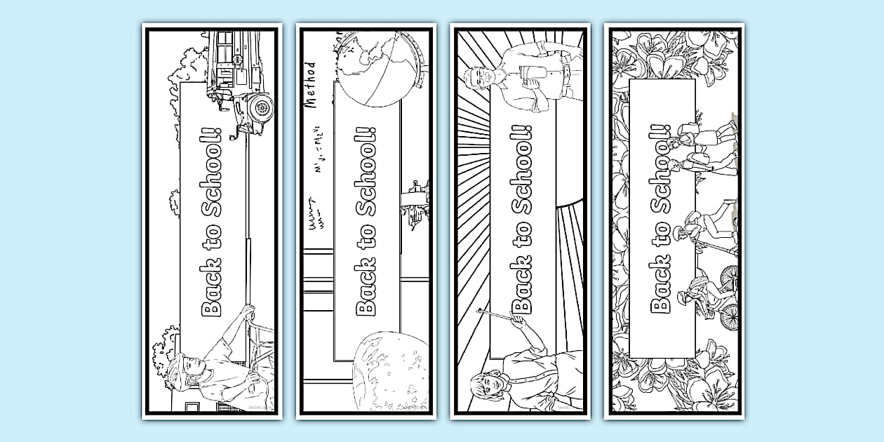 Back To School Bookmarks (teacher made) - Twinkl