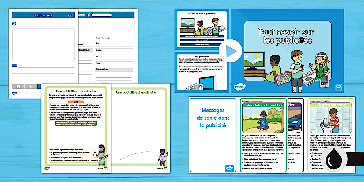 Media Literacy Primary Information and Activity Pack French