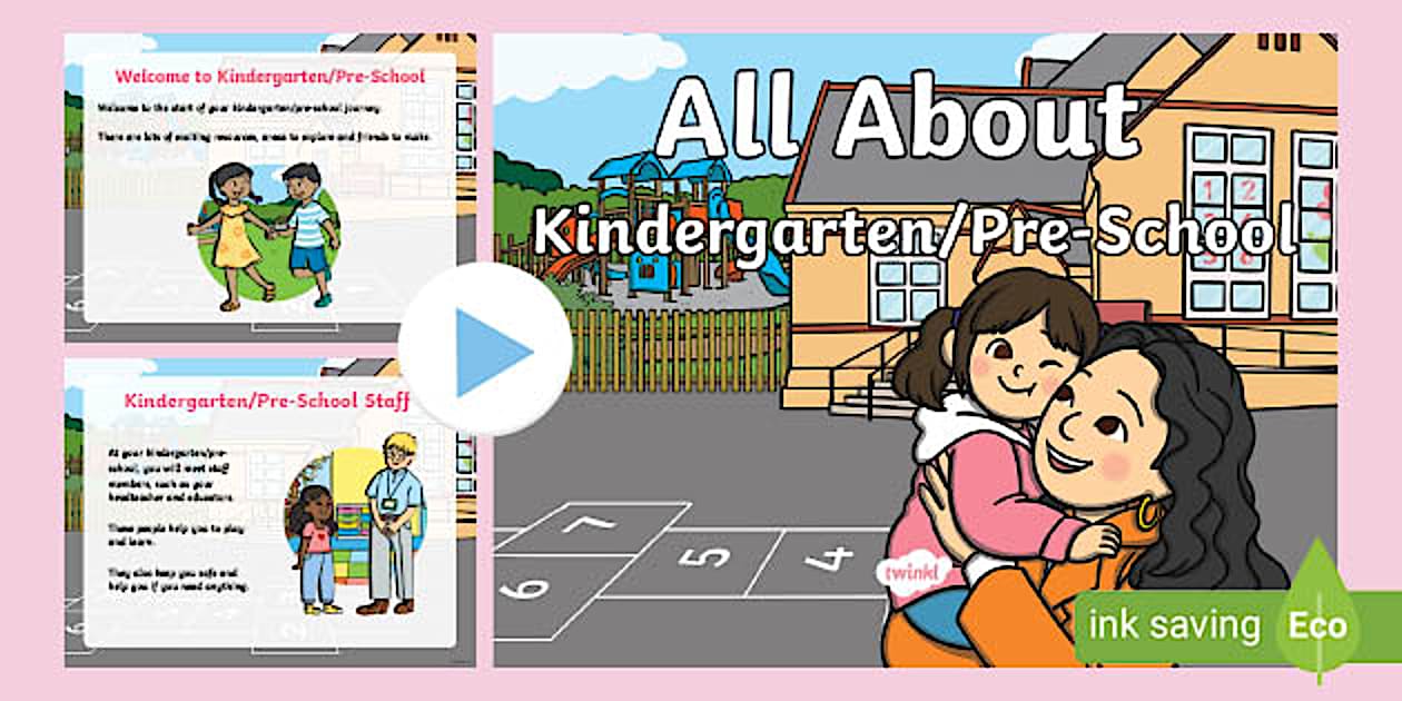 All About Kindergarten/Pre-School PowerPoint