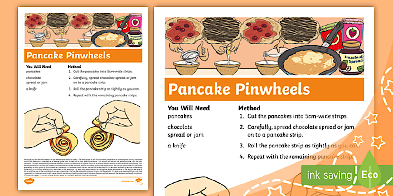 Pancake Pinwheel Recipe | Pancake Day | Parents - Twinkl