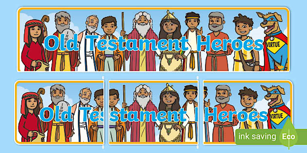 Old Testament Heroes Banner | Christian Ed. | Twinkl USA