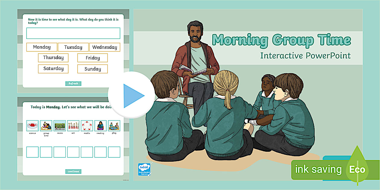 Morning Group Time Interactive PowerPointㅣTwinkl. - Twinkl