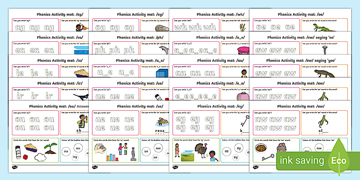 Phase 5 Activity Mat Bumper Pack (teacher made) - Twinkl