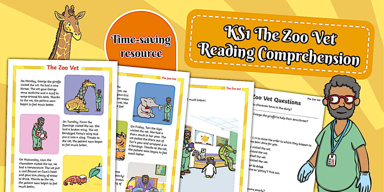 The Zoo Vet Reading Comprehension