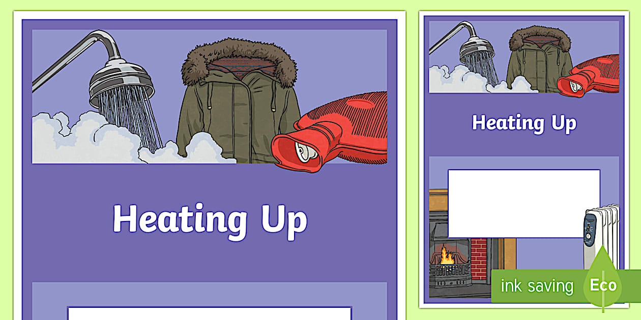 Heating Up Year 3 Physical Sciences Editable Book Cover