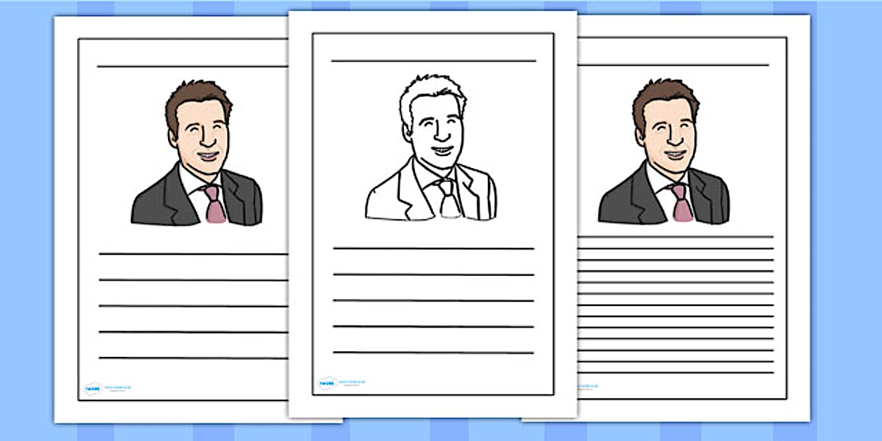 Black and White Sebastian Coe Writing Frame (teacher made)