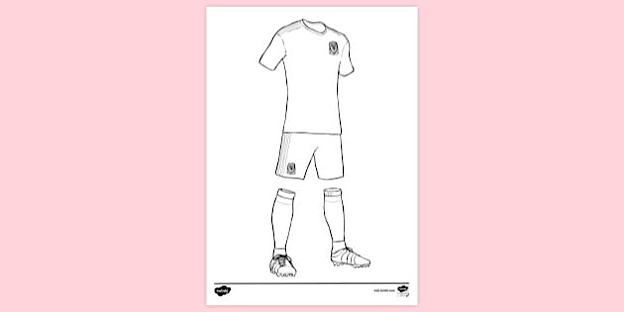 Wales Home Kit Colouring | Colouring Sheet (teacher made)