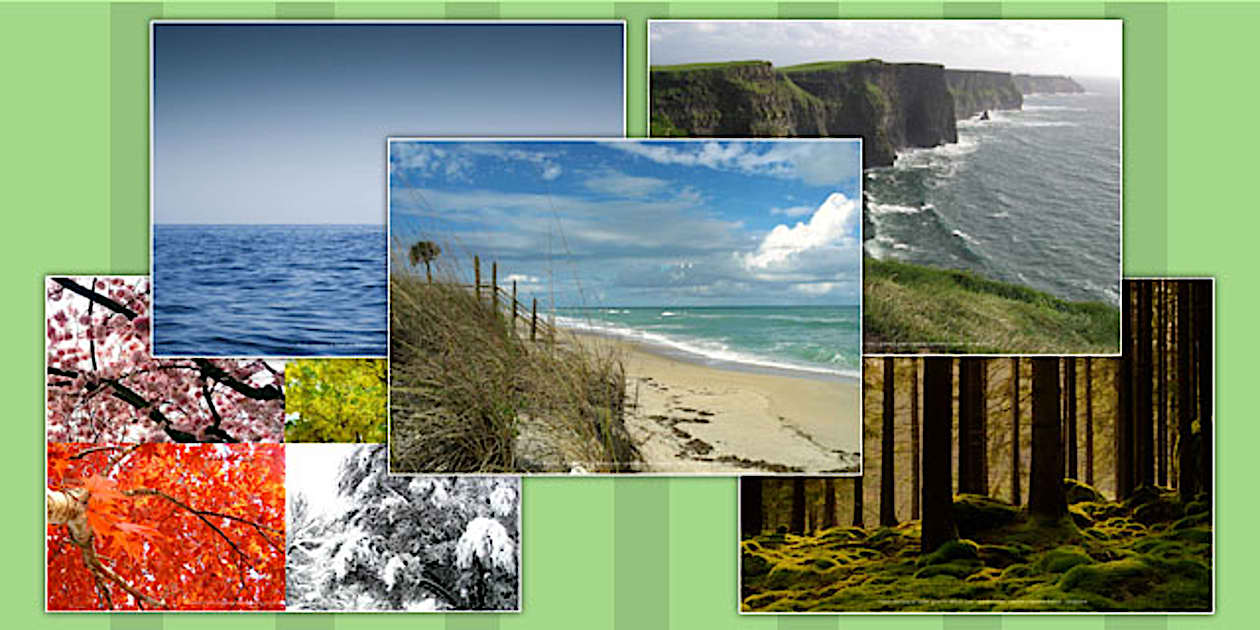 Physical Geography Photo Clip Art Pack (teacher made)