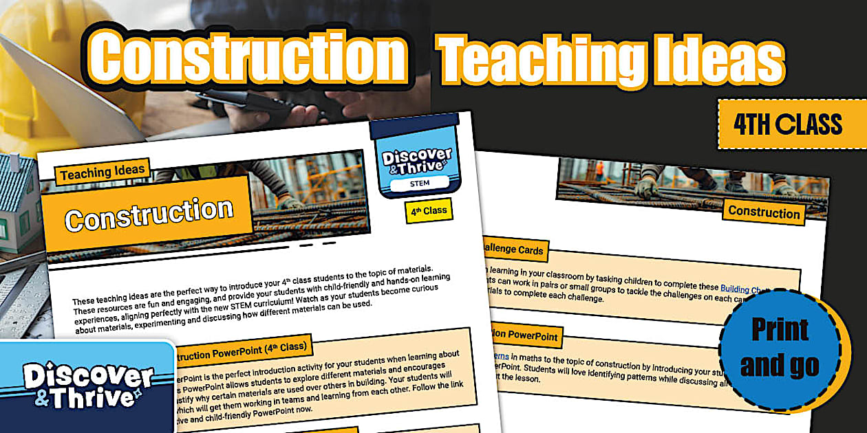 STEM Construction Teaching Ideas