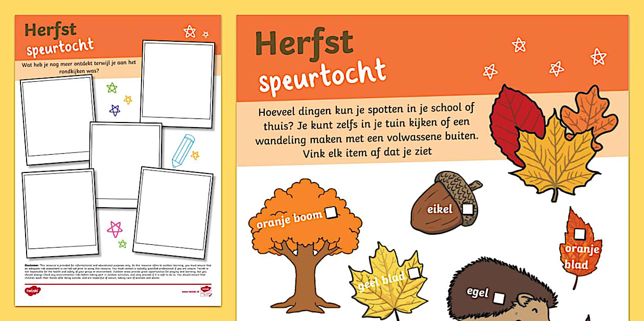 Herfst speurtocht