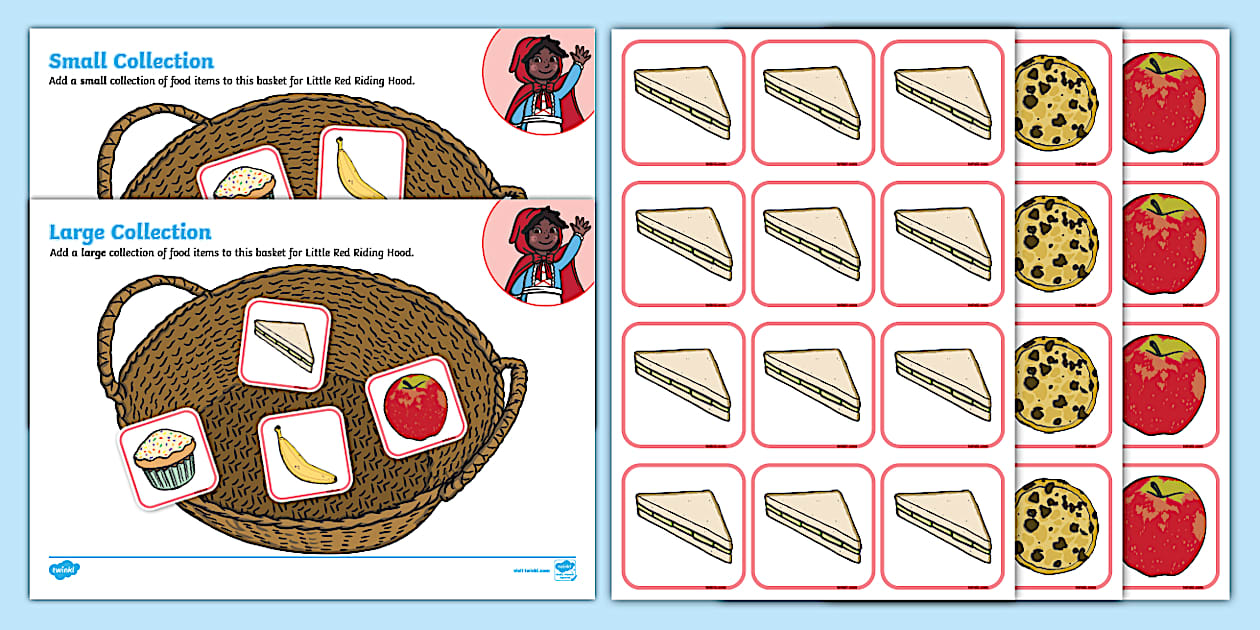 Little Red Riding Hood Comparing Baskets Activity | Twinkl