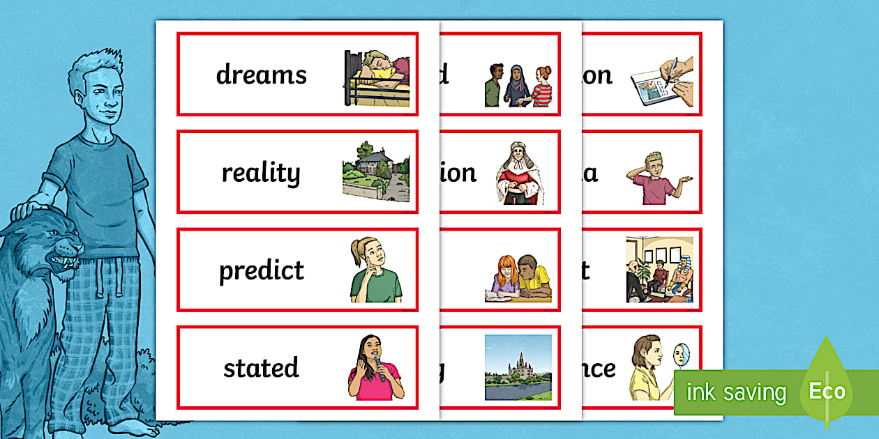 KS2 Fantasy Story Word Cards (teacher made) - Twinkl