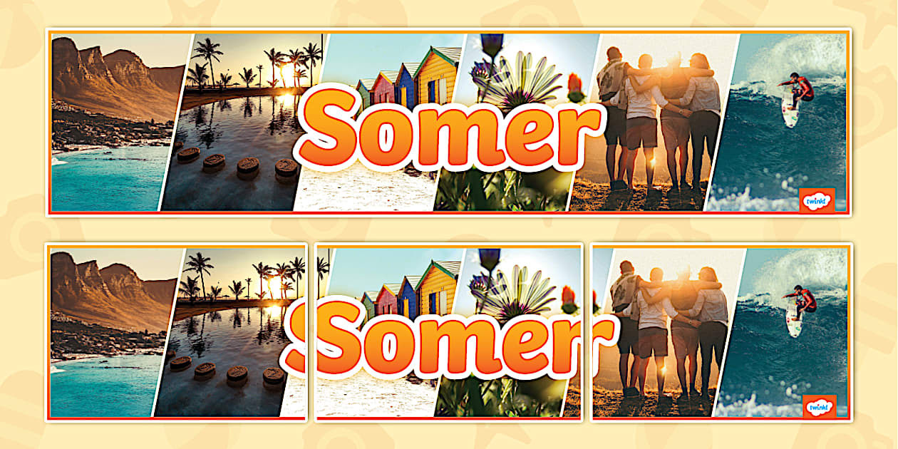 Somer Foto Vertoon Banier
