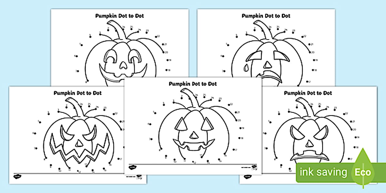 Pumpkin Dot to Dot Printable Resource | Twinkl - Twinkl