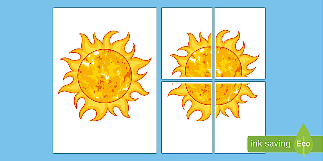 Large A2 Sun Cut-Out | Classroom Resources | Twinkl - Twinkl