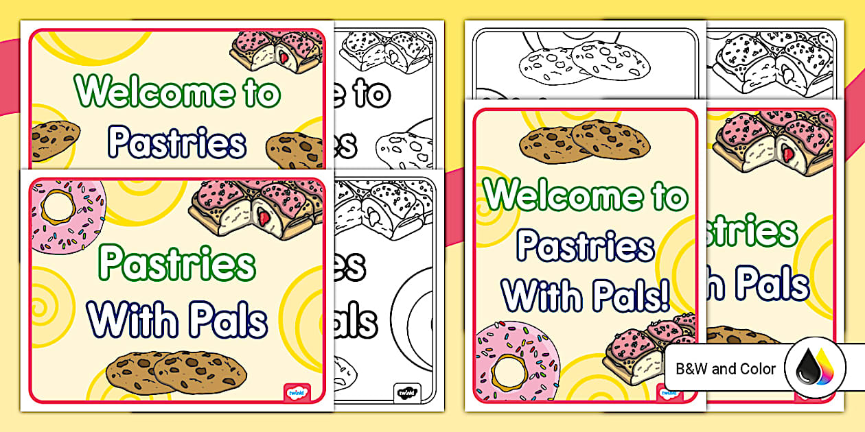 Pastries With Pals Posters (teacher made) - Twinkl