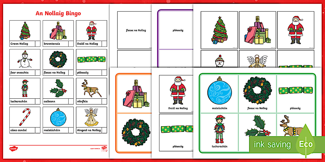 Aistear An Nollaig Bingo - Twinkl