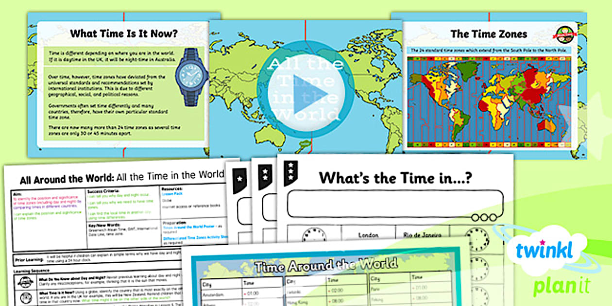 Geography: All Around the World: All the Time in the World Year 4 ...
