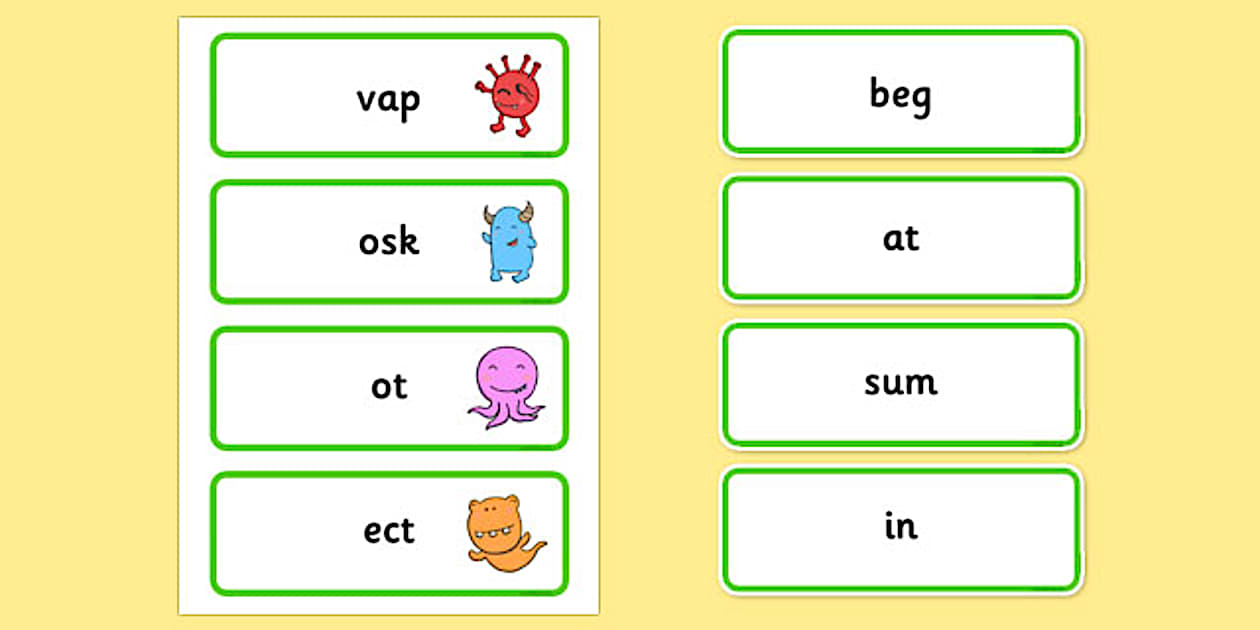 Phonics Screening Check Cards (teacher made) - Twinkl