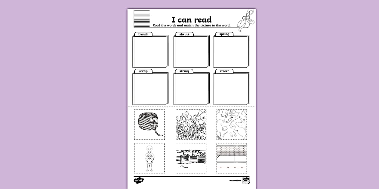 I Can Read Phase 4 Words Worksheet / Worksheet - Twinkl